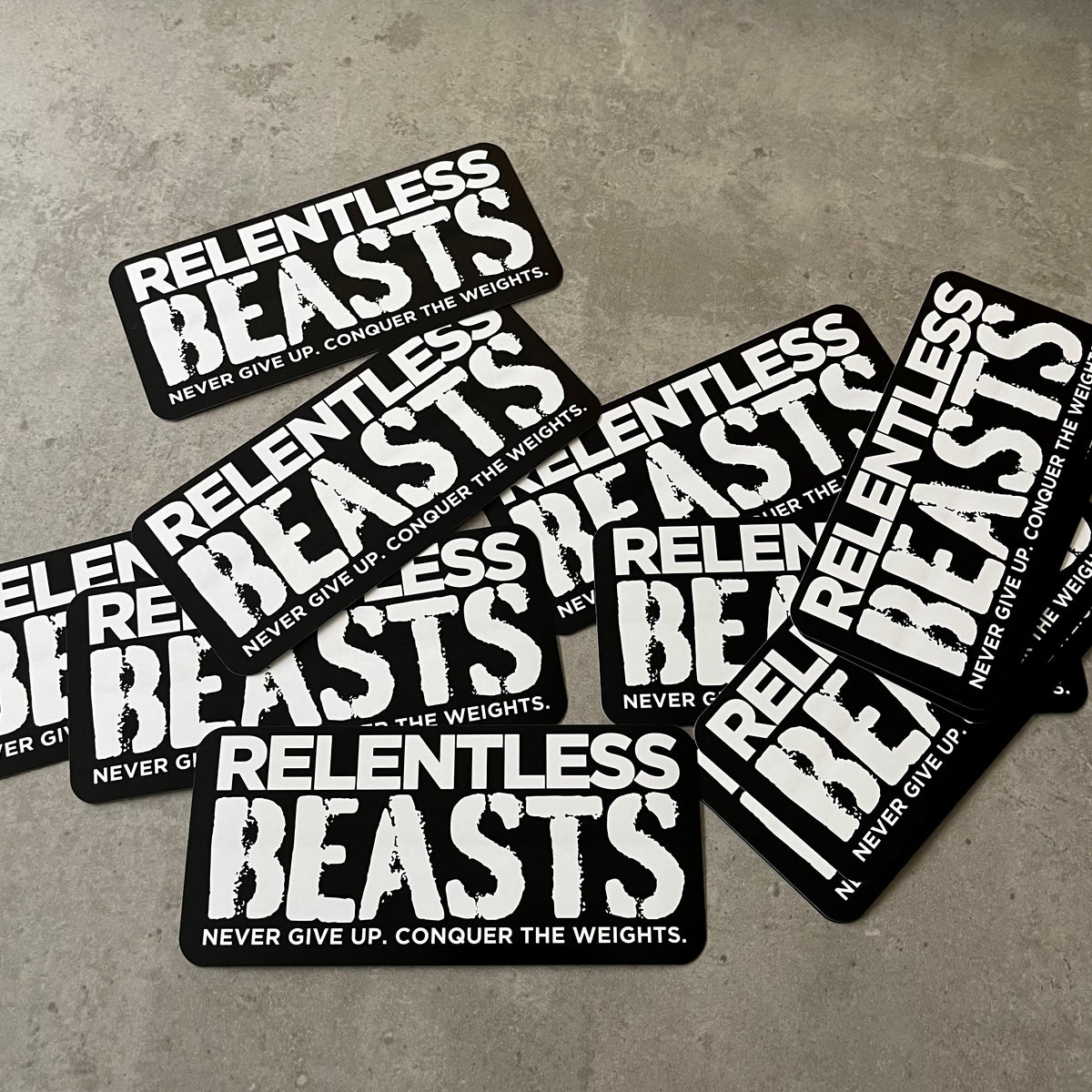 RELENTLESS BEASTS 'Original Logo' Sticker